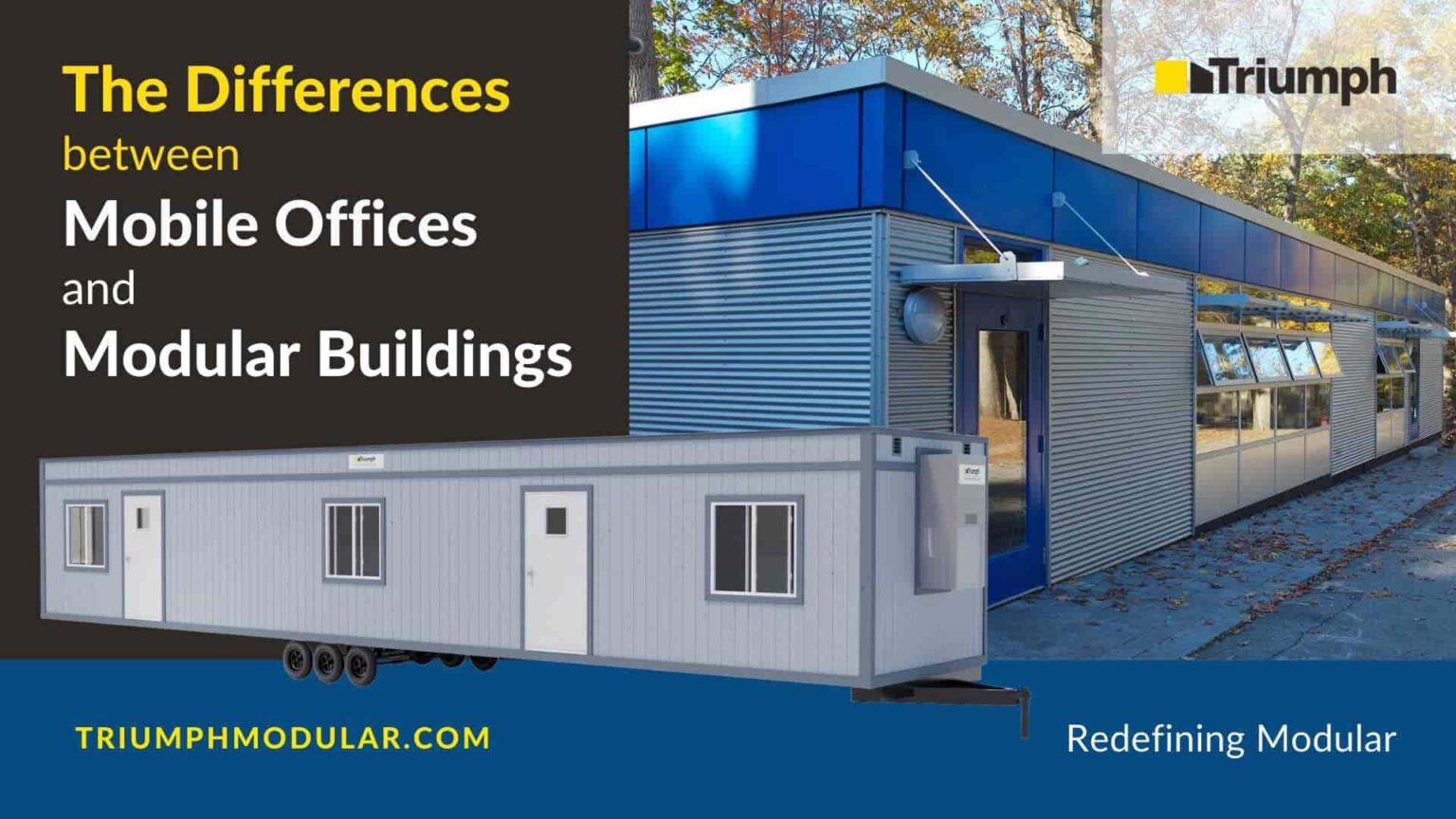 Differences Between Mobile Offices and Modular Buildings